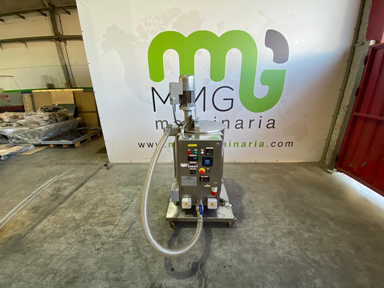 REACTOR EN BANCADA CON RUEDAS DE 150L CON RESISTENCIAS ELECTRICAS - MMG ...